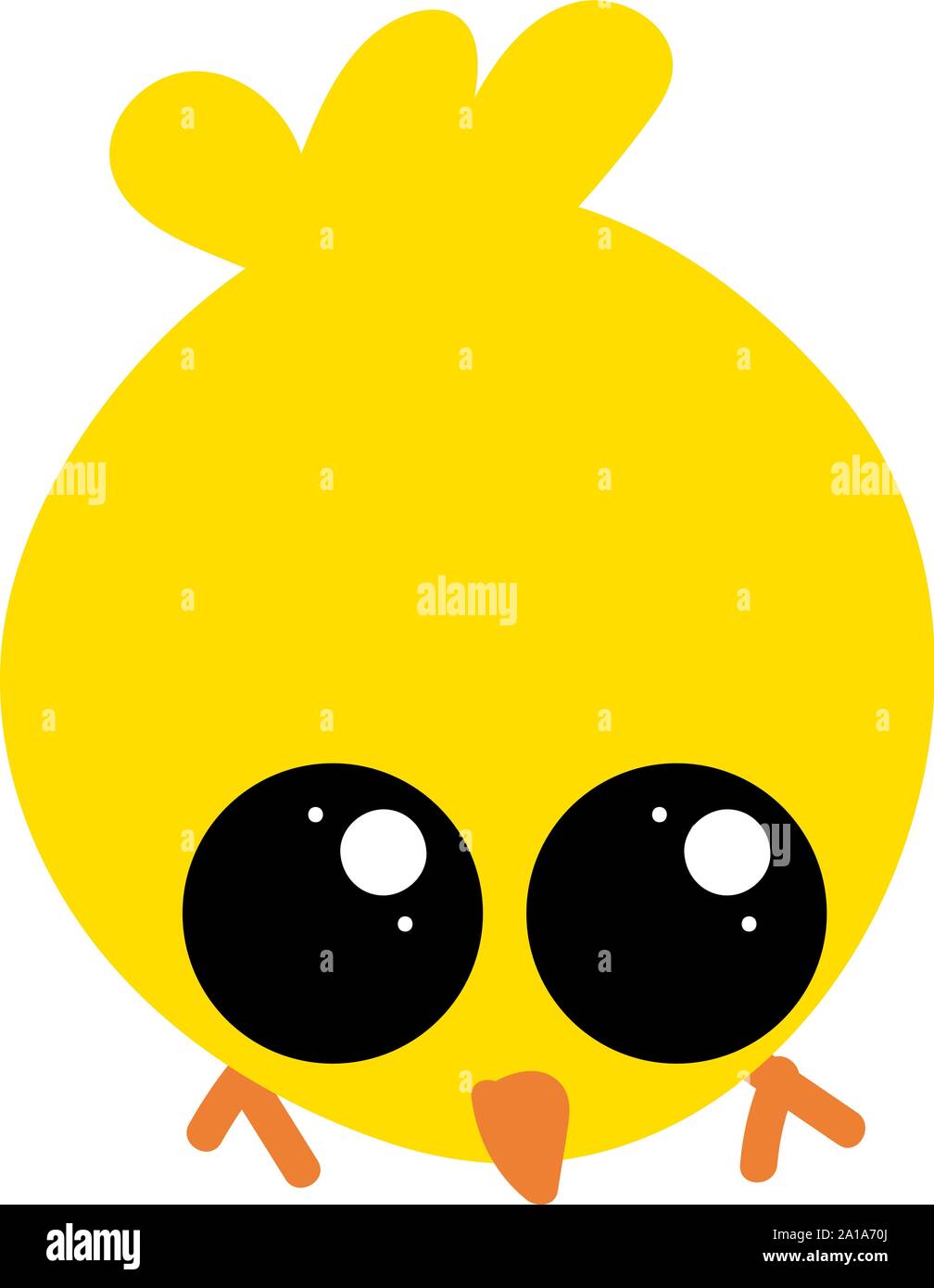 Fluffy yellow chick Stock Vector Images - Alamy