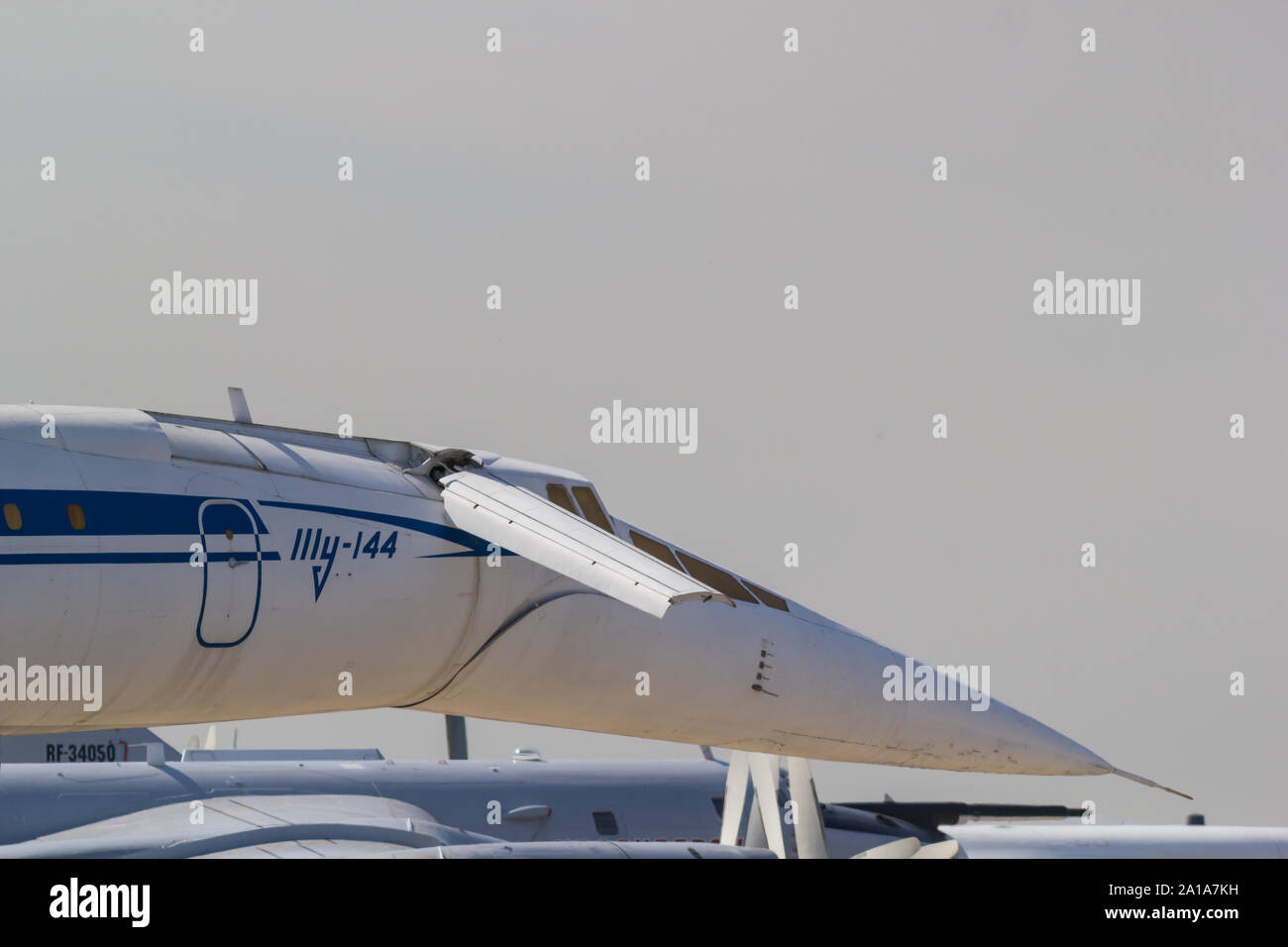 30 AUGUST 2019 MOSCOW, RUSSIA: Russian Aerospace Forces - supersonic ...