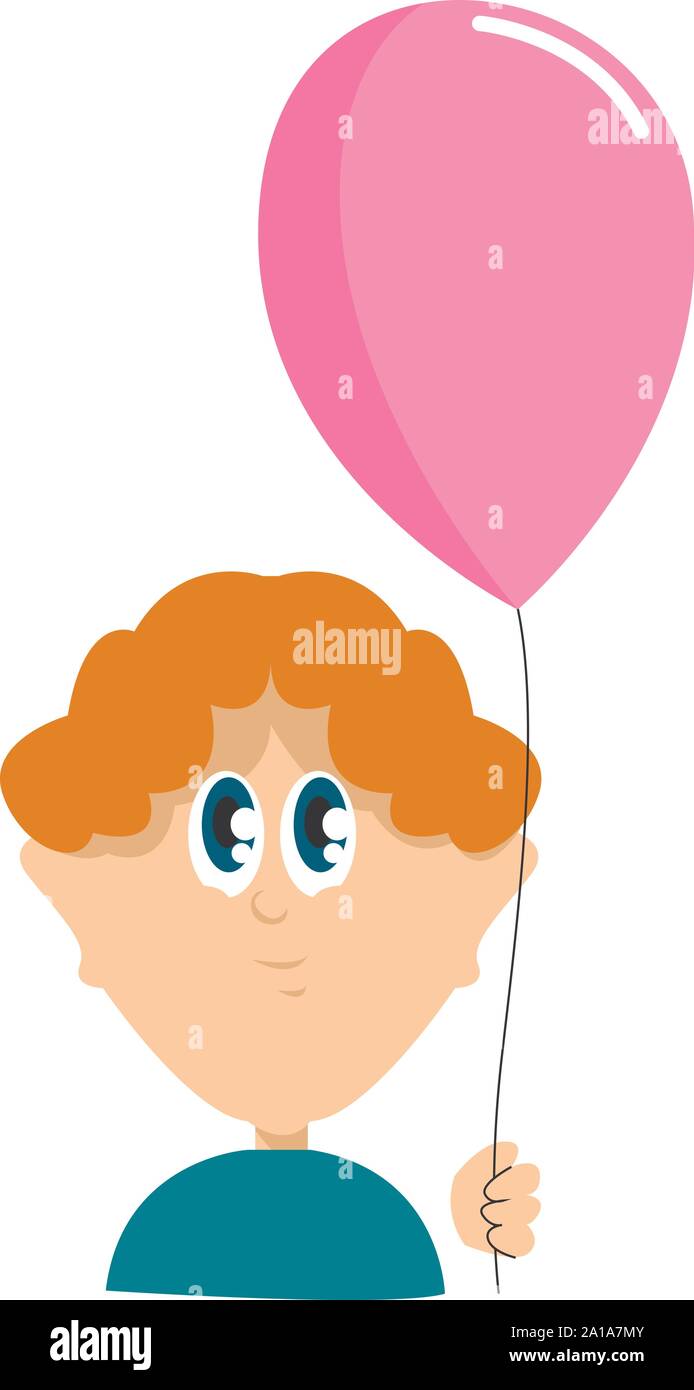 Cute balloon on cartoon Stock Vector Images - Alamy