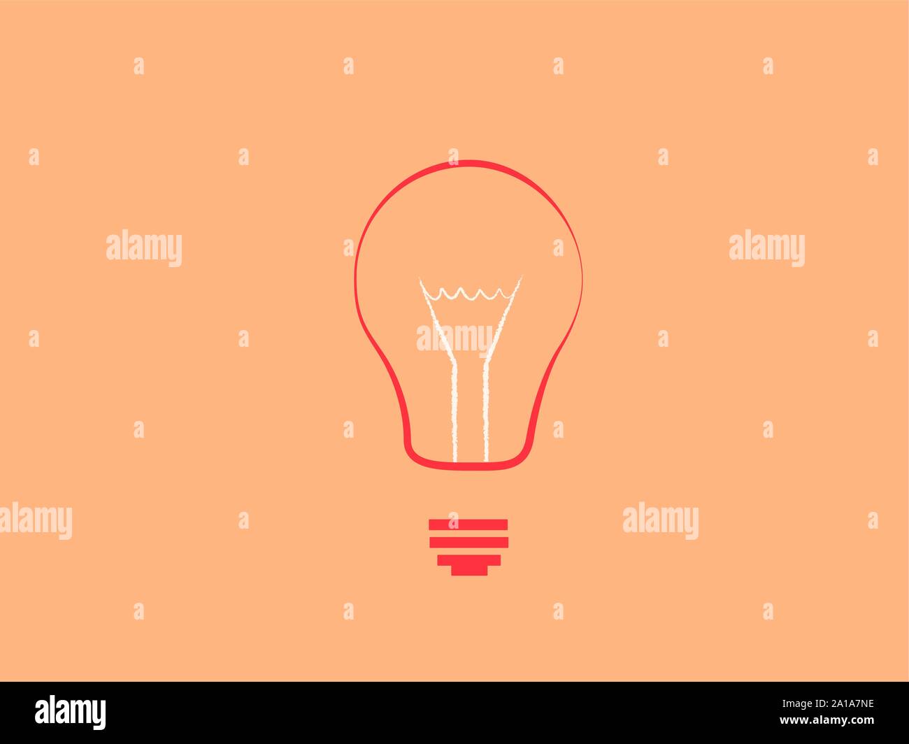 Lighting bulb, illustration, vector on white background Stock Vector ...