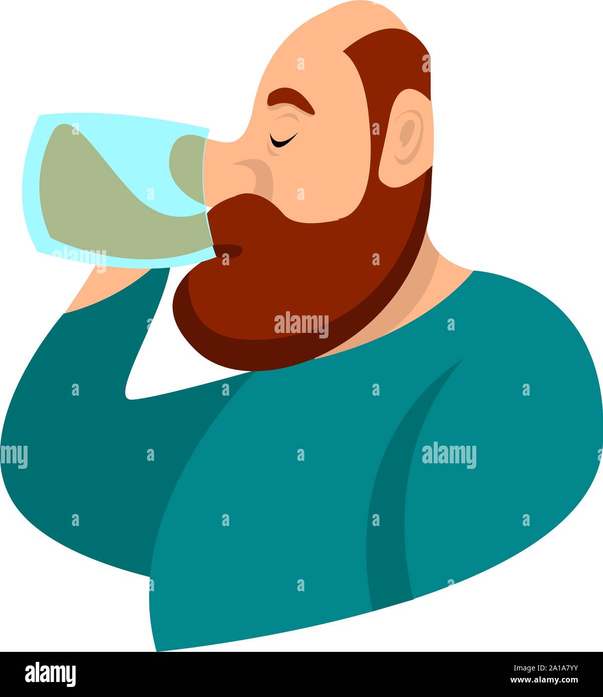 Vector set people drinking Stock Vector Images - Alamy