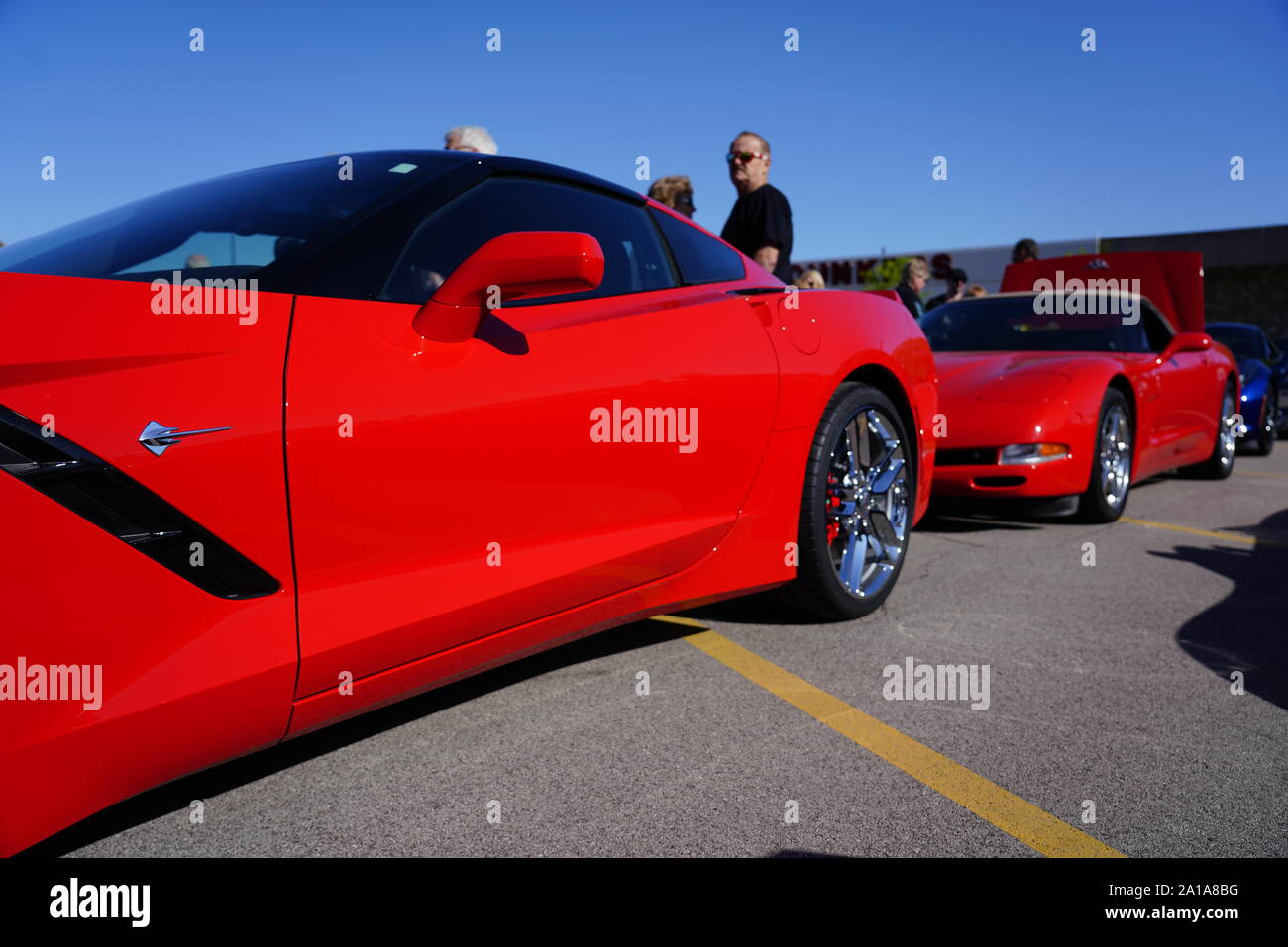 Many Owners of Chevrolet Corvettes of 1960 to 2010 came out to take a ...