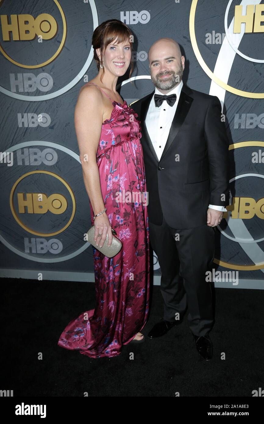 Mandy Olsen, Bryan Cogman at arrivals for HBO Emmy Awards After Party ...
