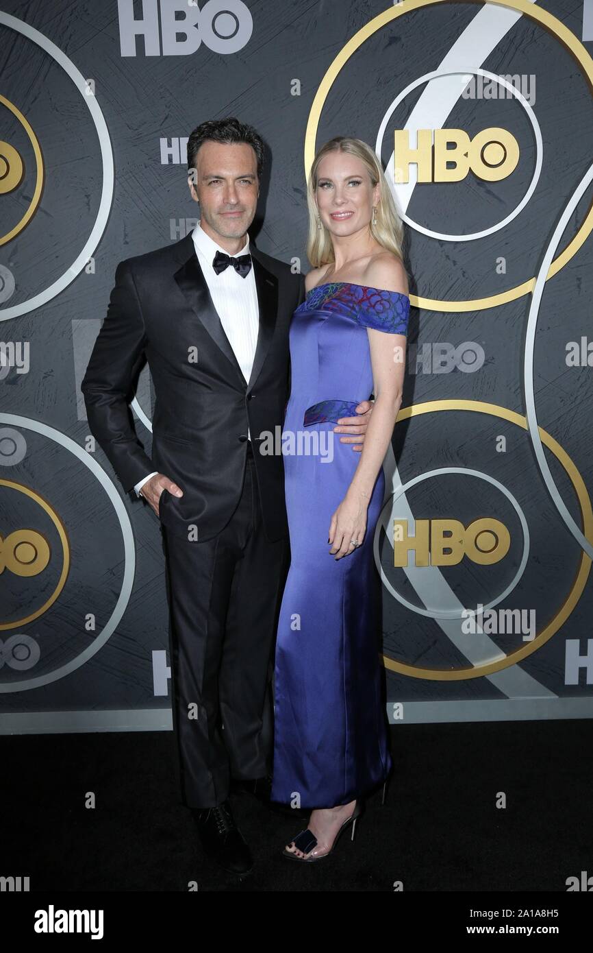 Reid Scott, Elspeth Scott at arrivals for HBO Emmy Awards After Party ...