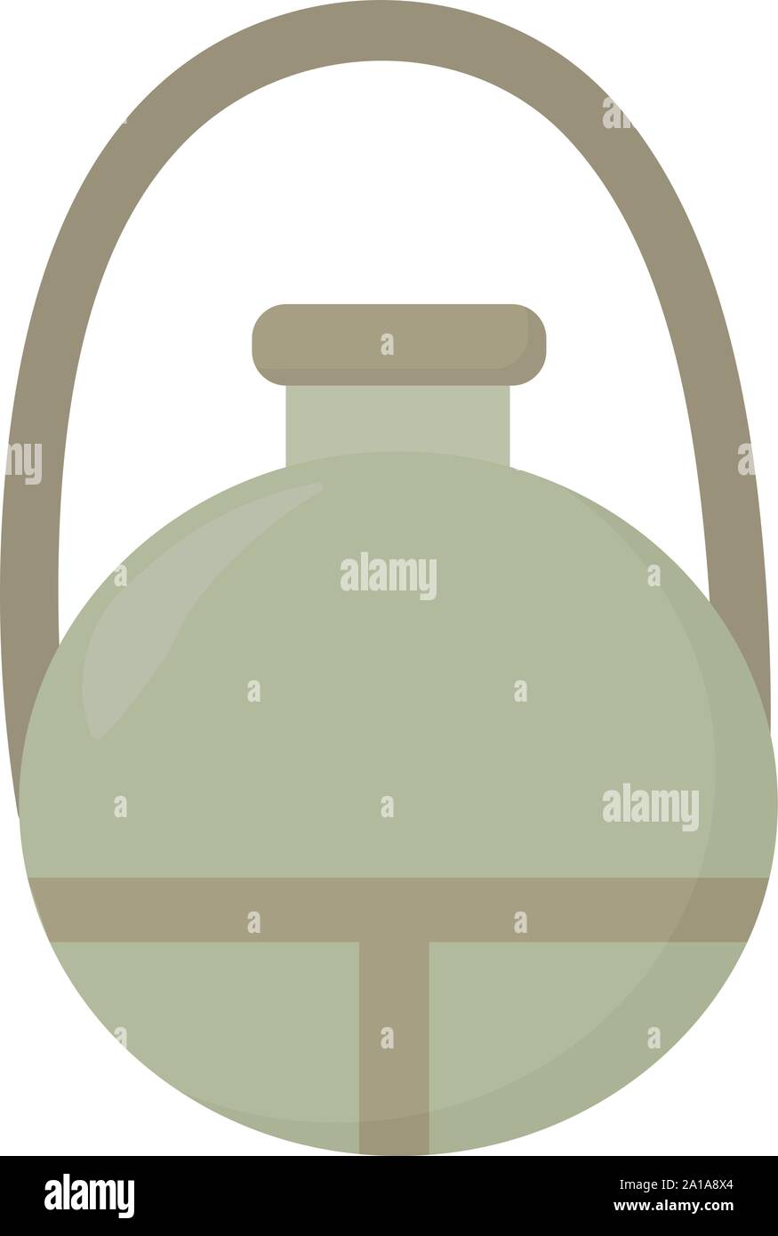 Lab flask on black background Cut Out Stock Images & Pictures - Alamy
