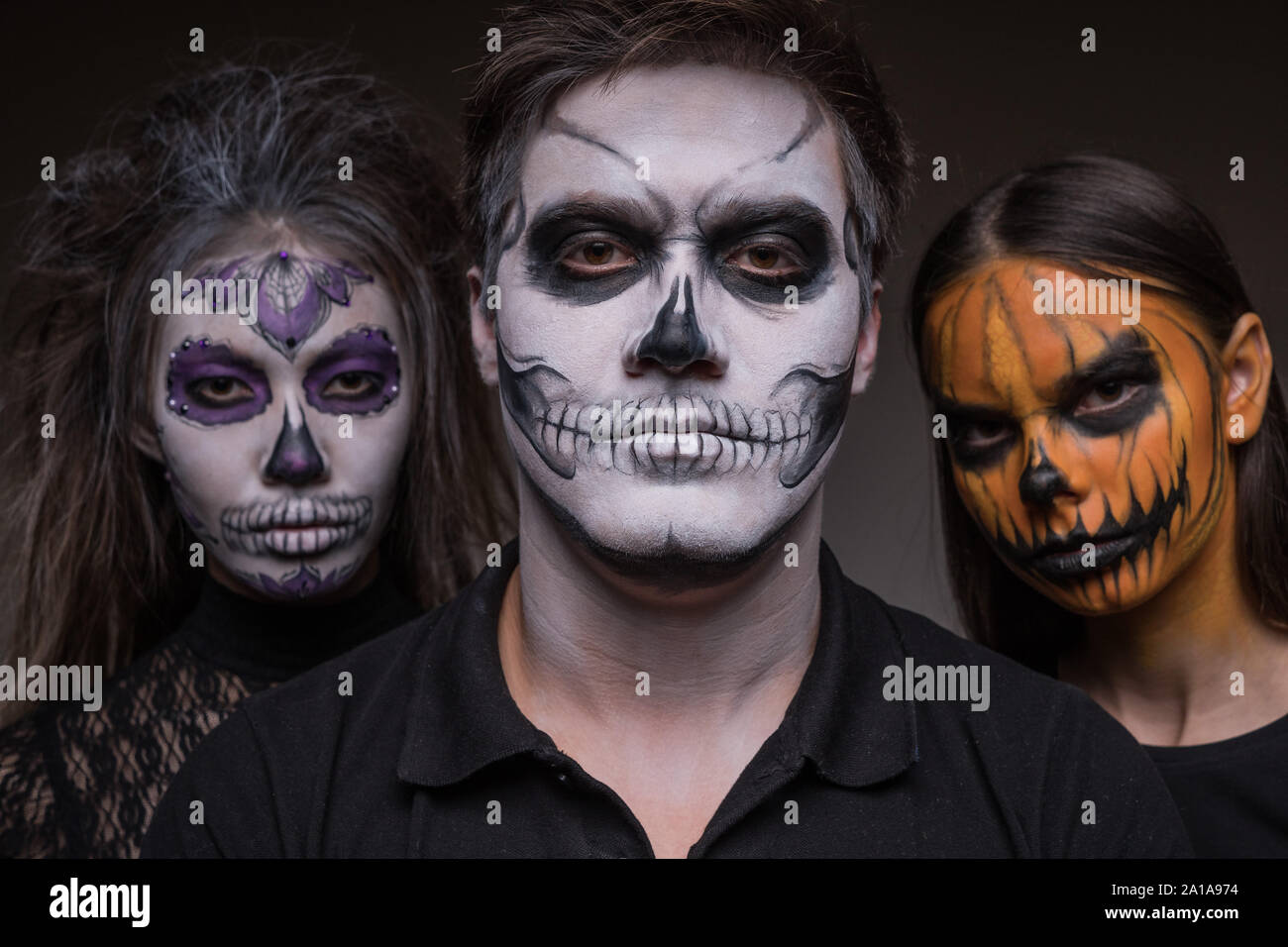 Skull Face Makeup Guy