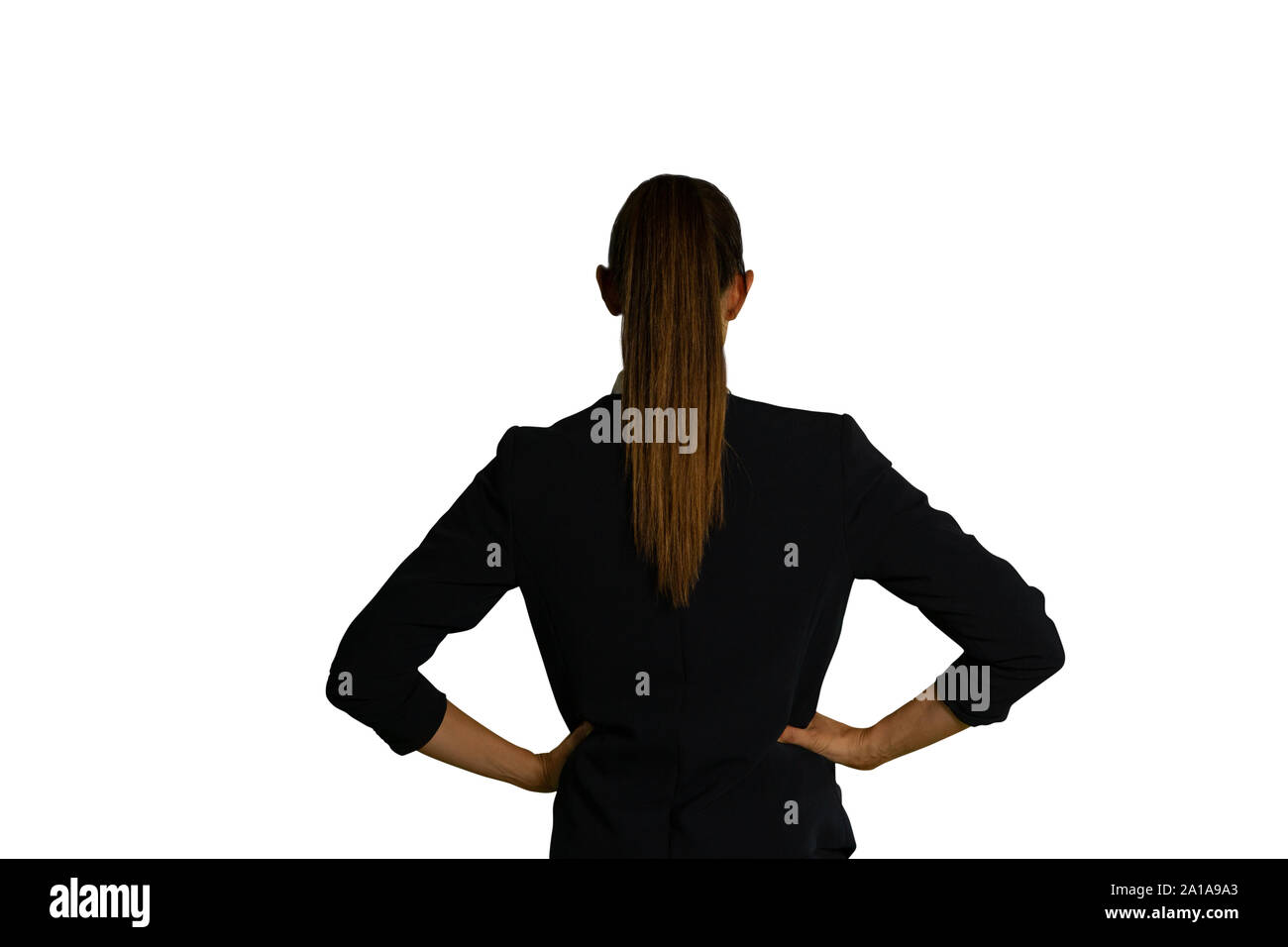 Back view young well dressed hi-res stock photography and images - Alamy