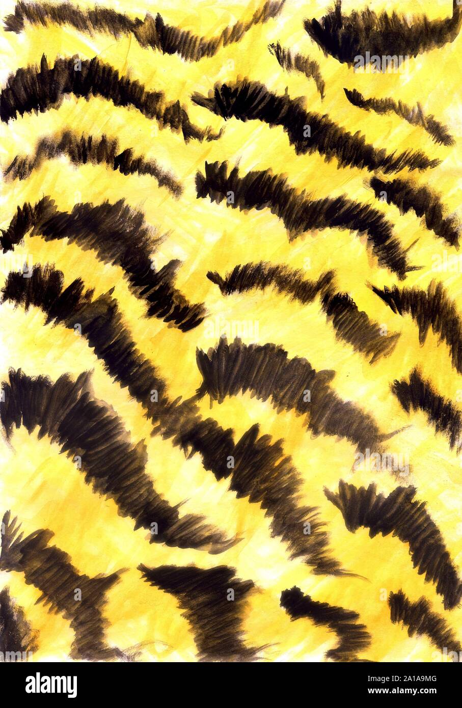 Colorful animal fur texture painted in watercolors Stock Photo - Alamy