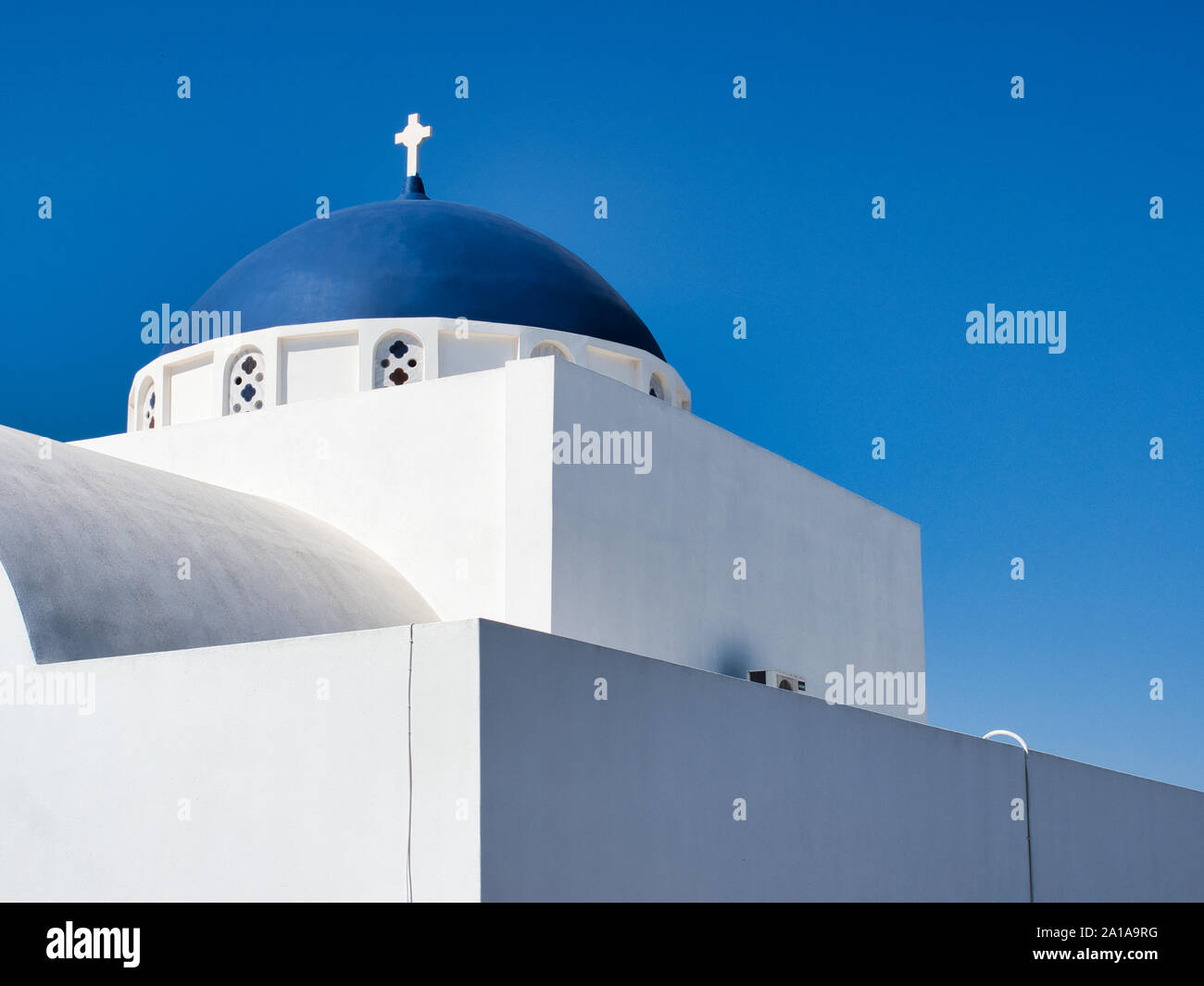 Santorini from monastery hi-res stock photography and images - Alamy