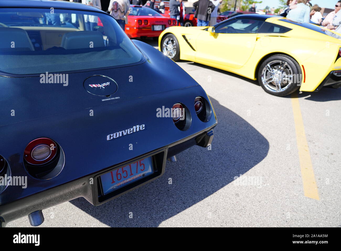 Many Owners of Chevrolet Corvettes of 1960 to 2010 came out to take a ...