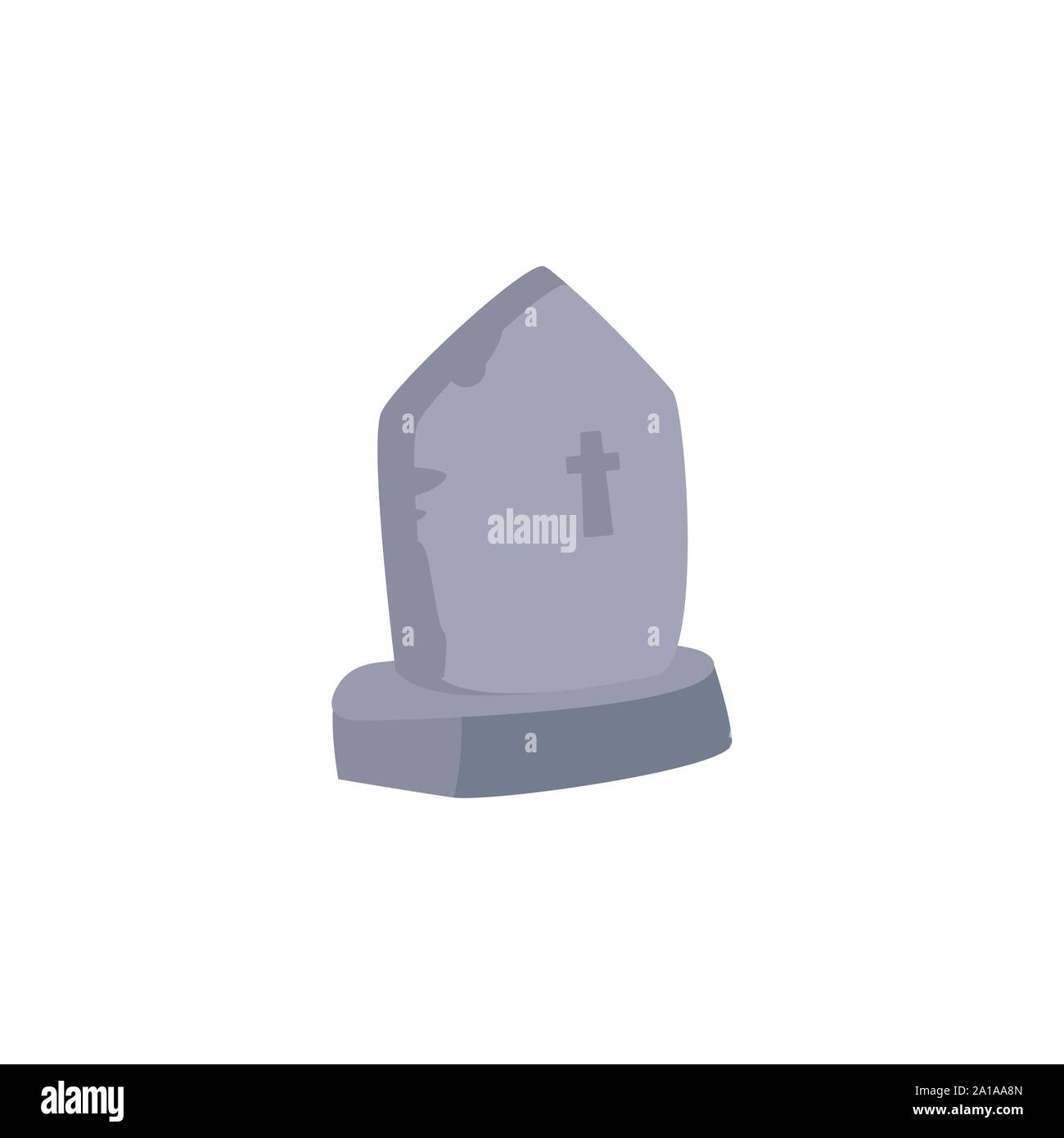graveyard tombstone on white background vector illustration design ...