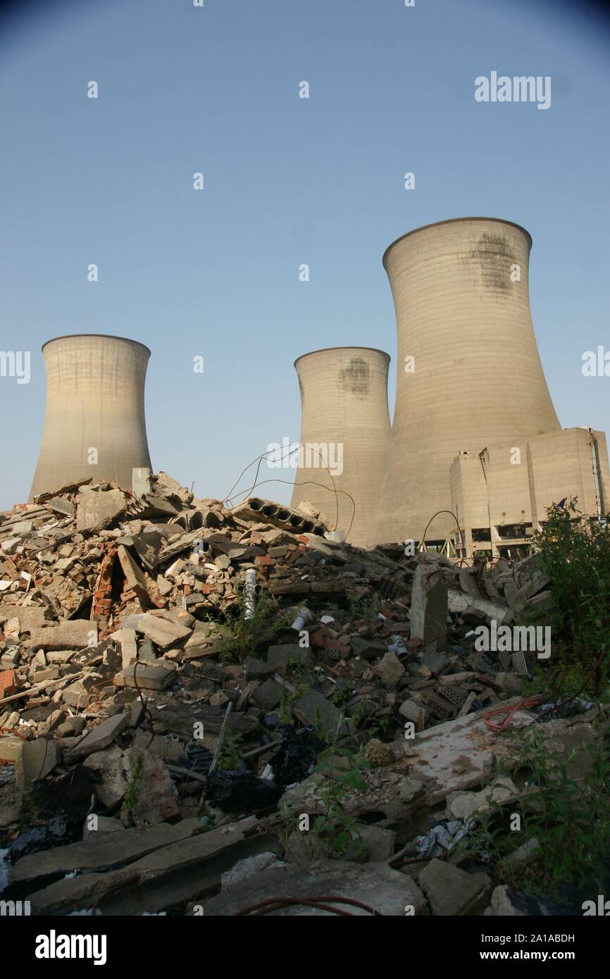 Demolished power plant hi-res stock photography and images - Alamy
