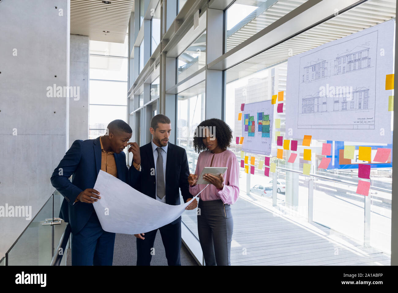 Business team architectural model hi-res stock photography and images ...