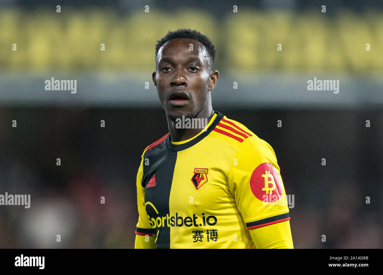 Watford, UK. 24th Sep, 2019. Isma la Sarr of Watford during the Carabao ...