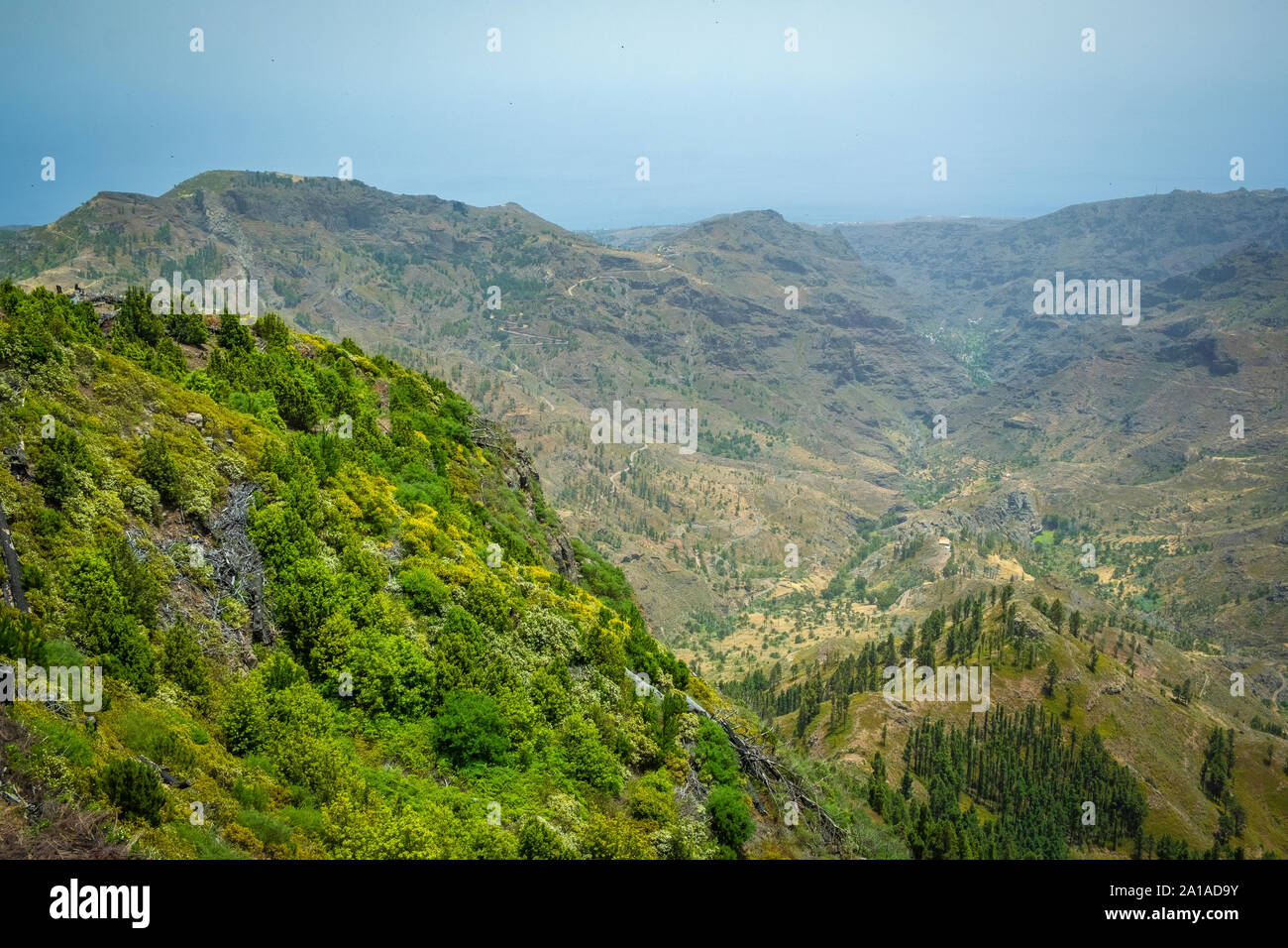 Drive on the spectacular mountain road GM-2 to San Sebastian on La ...