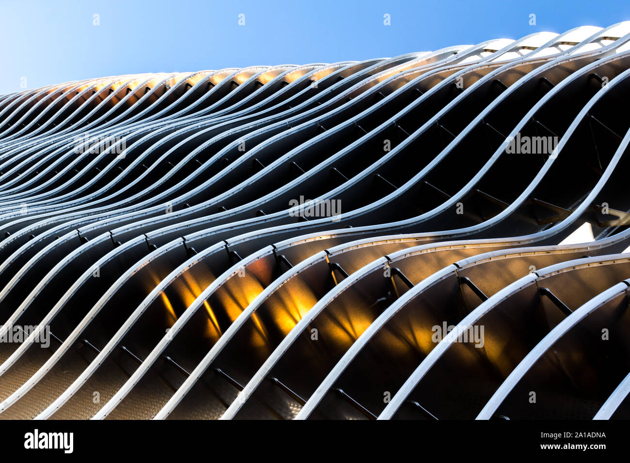 Abstract sky and downtown windows hi-res stock photography and images ...