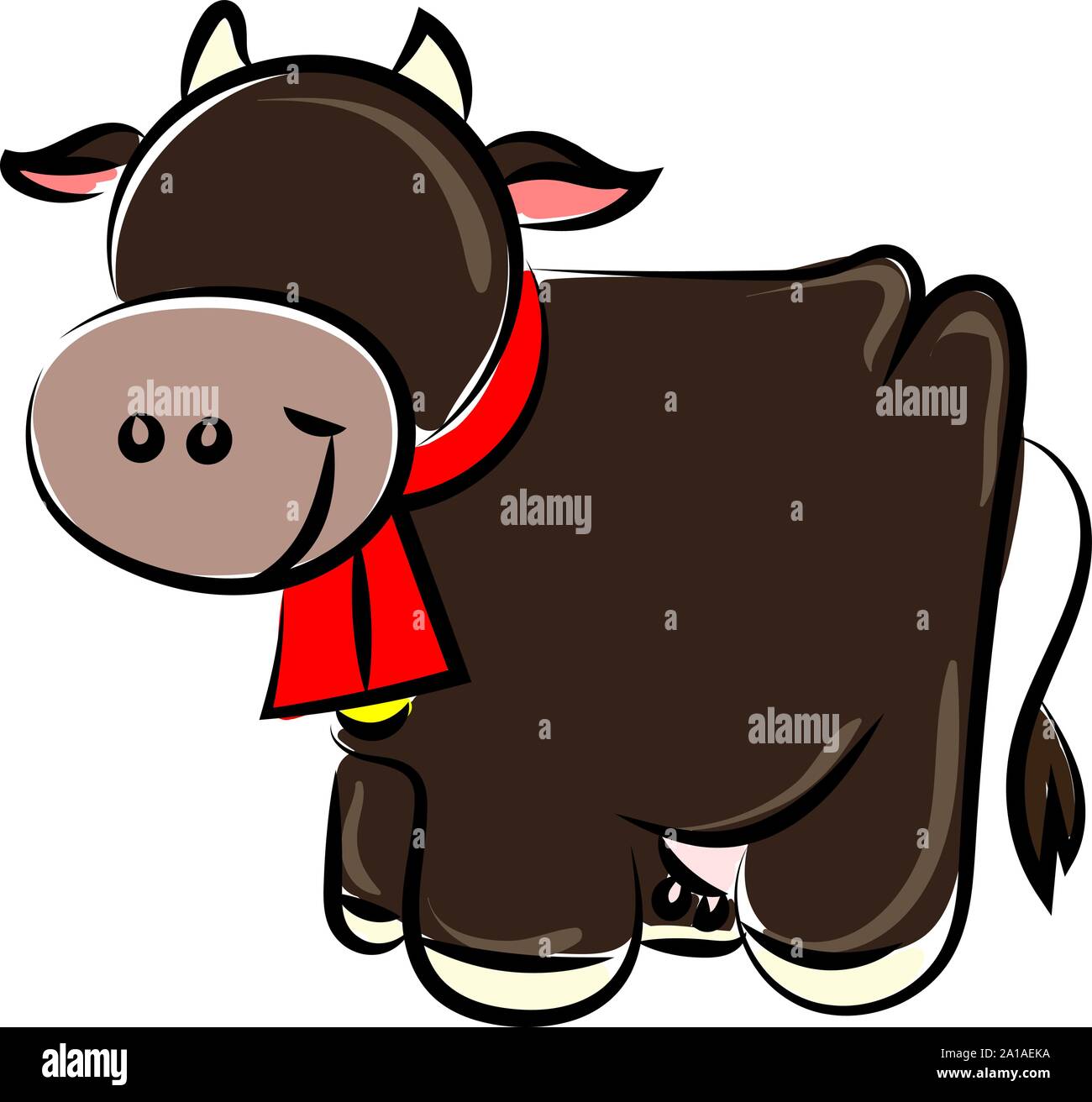 Cow sheep dairy product Stock Vector Images - Alamy