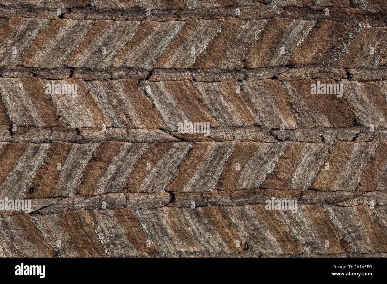 Soil layers in sod homes in Iceland Stock Photo - Alamy