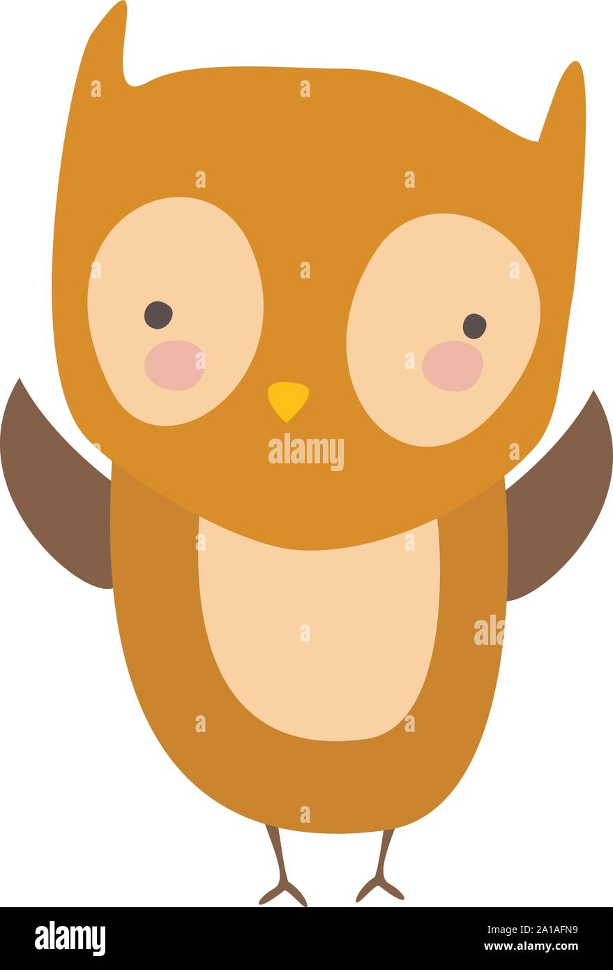 Orange owlet Stock Vector Images - Alamy
