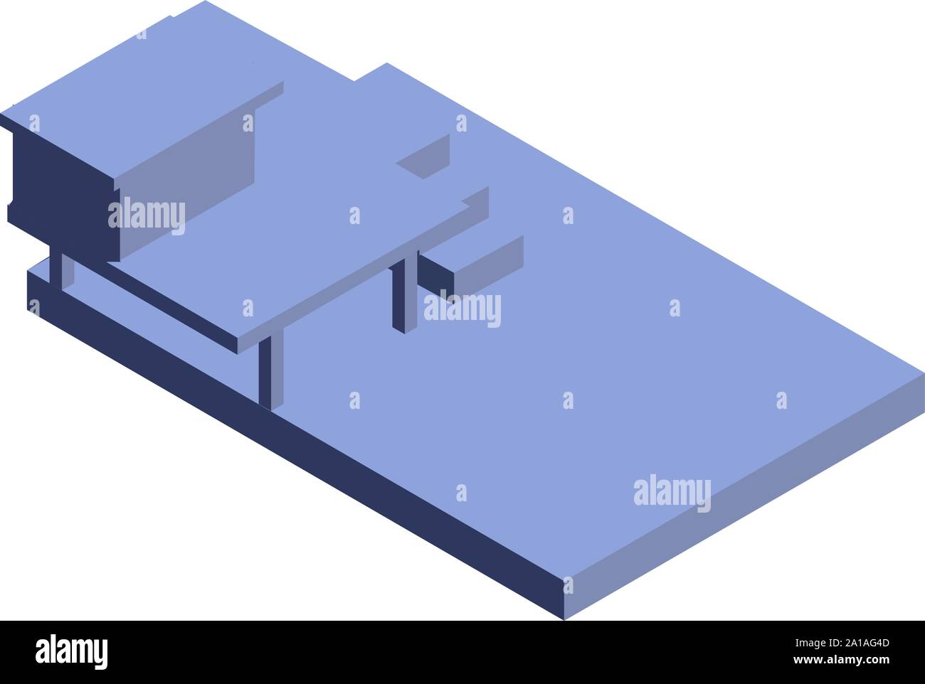 Part of buidling, illustration, vector on white background Stock Vector ...