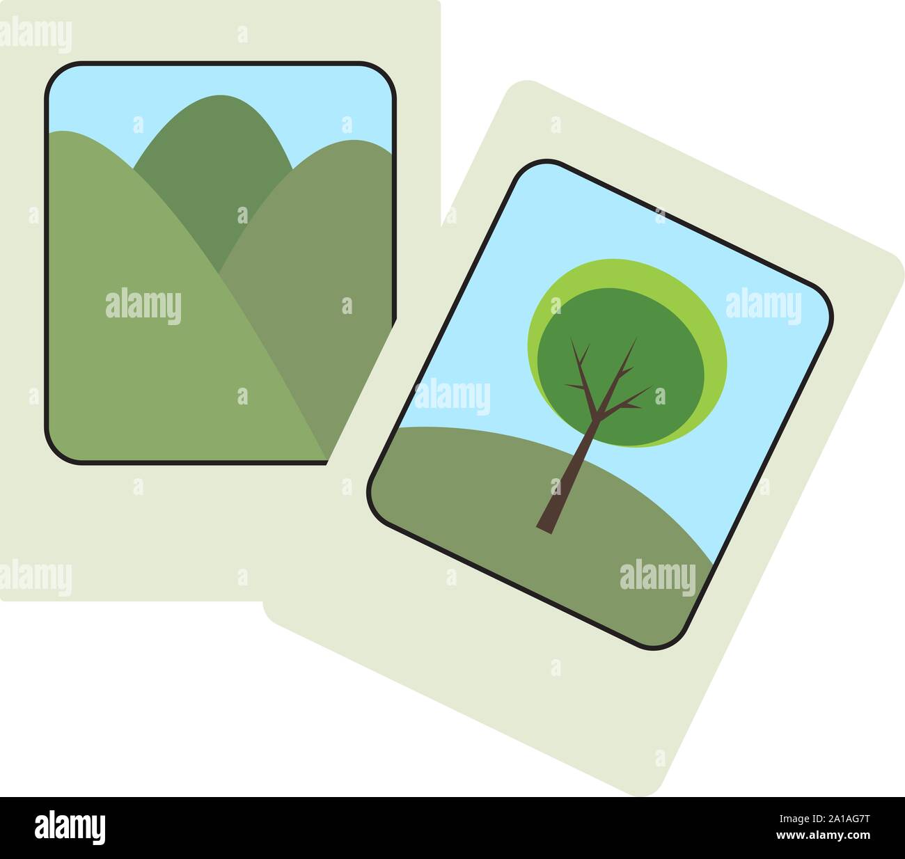 Photos Illustration Vector On White Background Stock Vector Image
