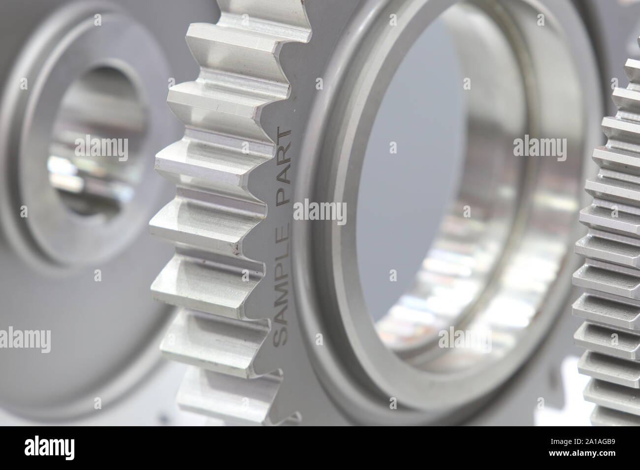 Industrial gear spare parts for heavy machine ; close up Stock Photo ...