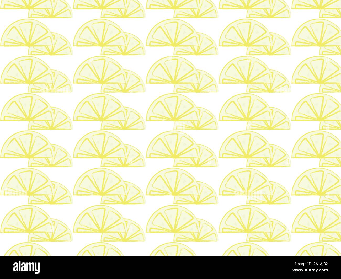 Lemon wallpaper, illustration, vector on white background Stock Vector ...