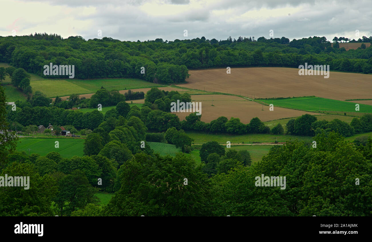 Green fields in normandy france hi-res stock photography and images - Alamy