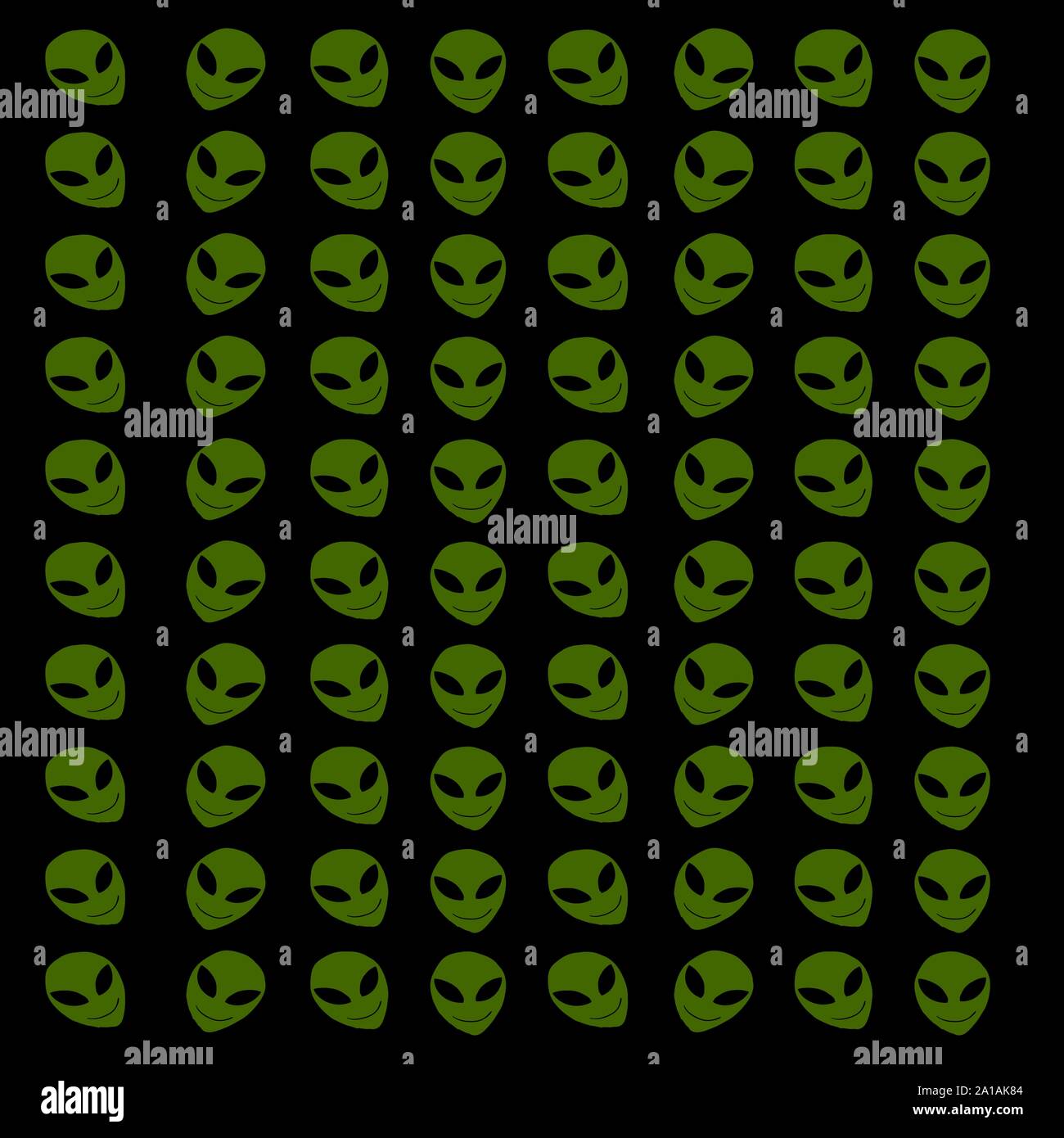 Alien wallpaper, illustration, vector on white background Stock Vector ...