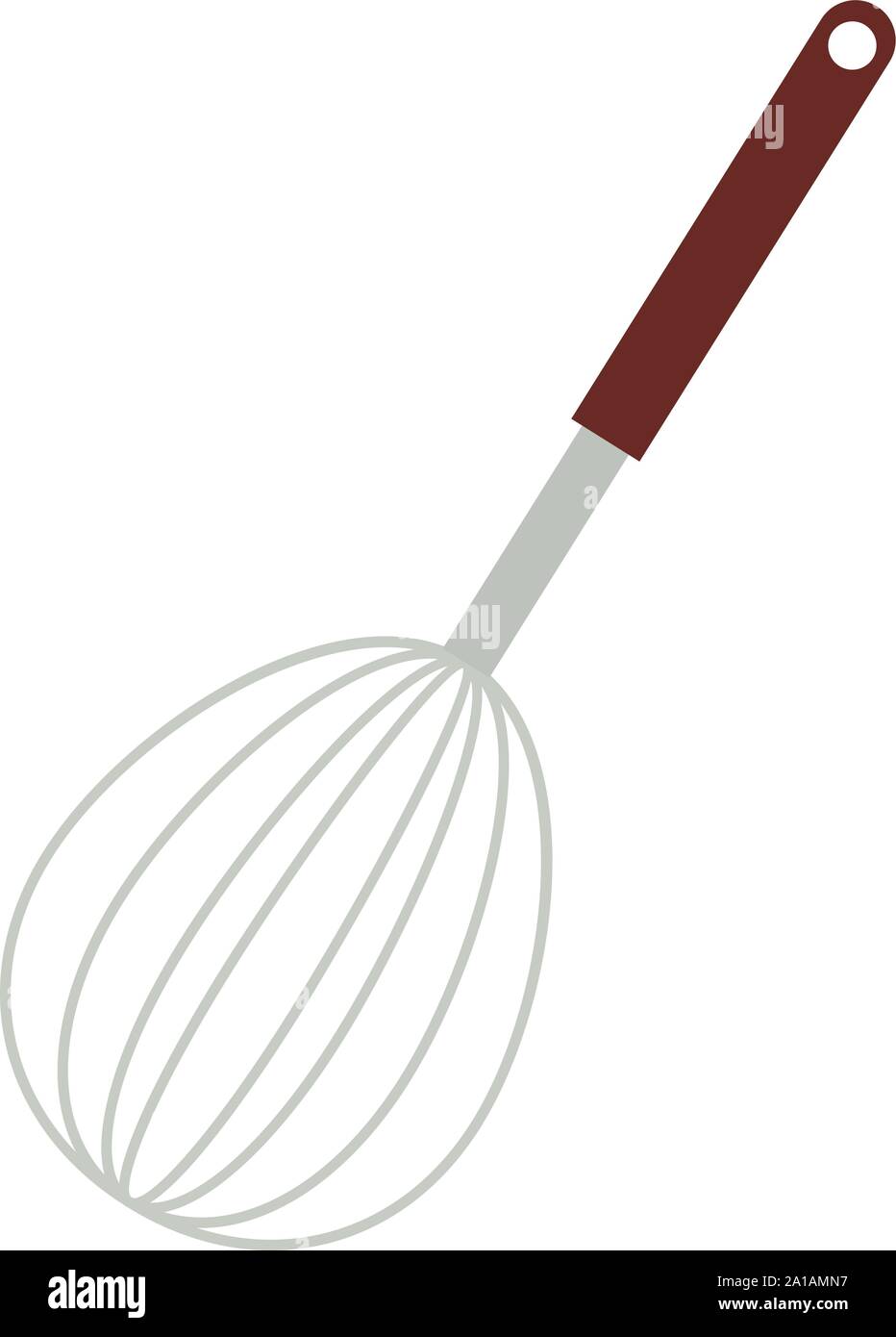 Whisk, illustration, vector on white background Stock Vector Image ...