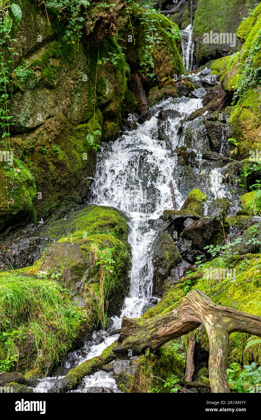 Burrator reservoir waterfall hi-res stock photography and images - Alamy
