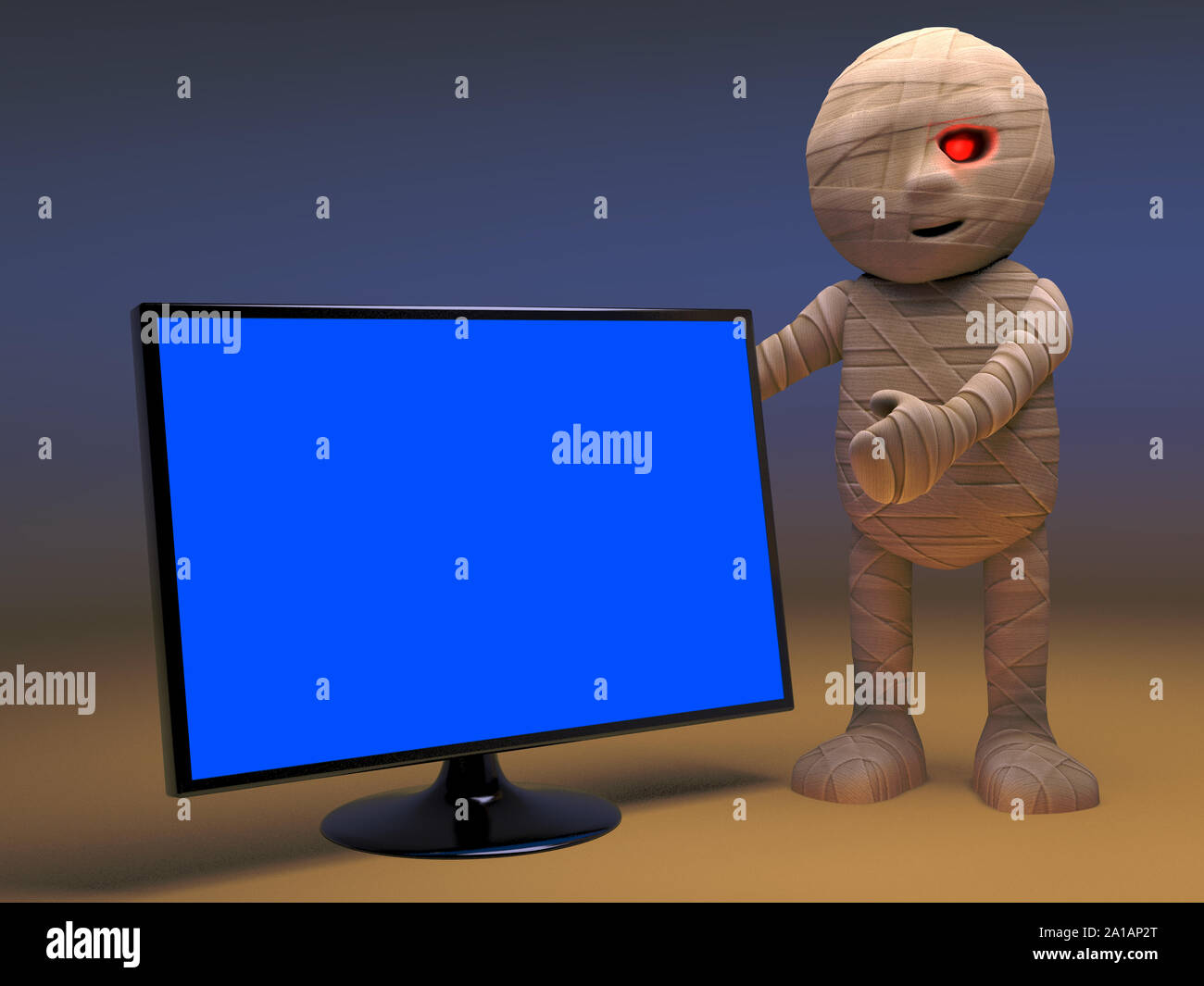 Tv monster cartoon hi-res stock photography and images - Alamy