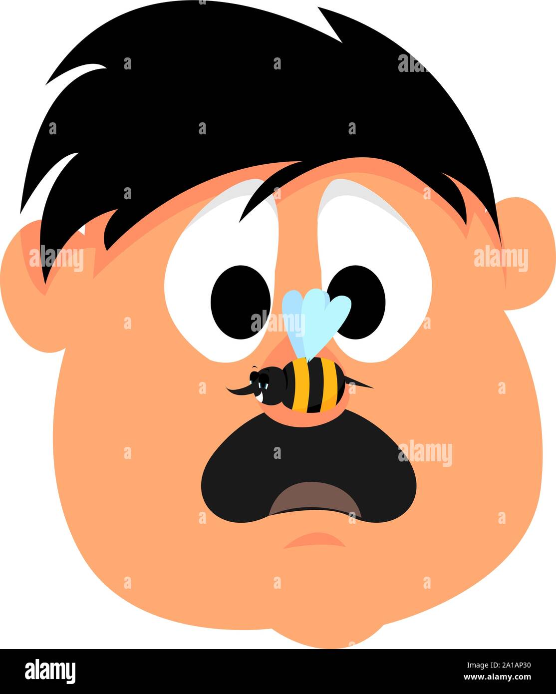 Insect portrait Stock Vector Images - Alamy