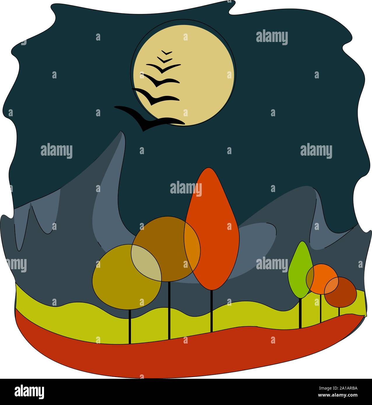 Night traditional Stock Vector Images - Alamy