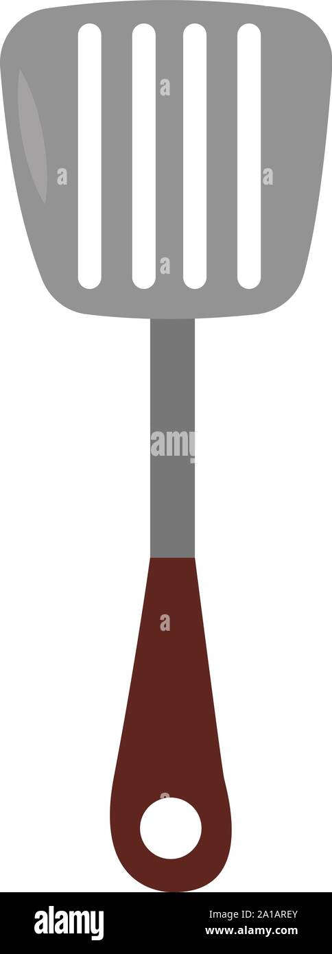 Spatula, illustration, vector on white background Stock Vector Image ...