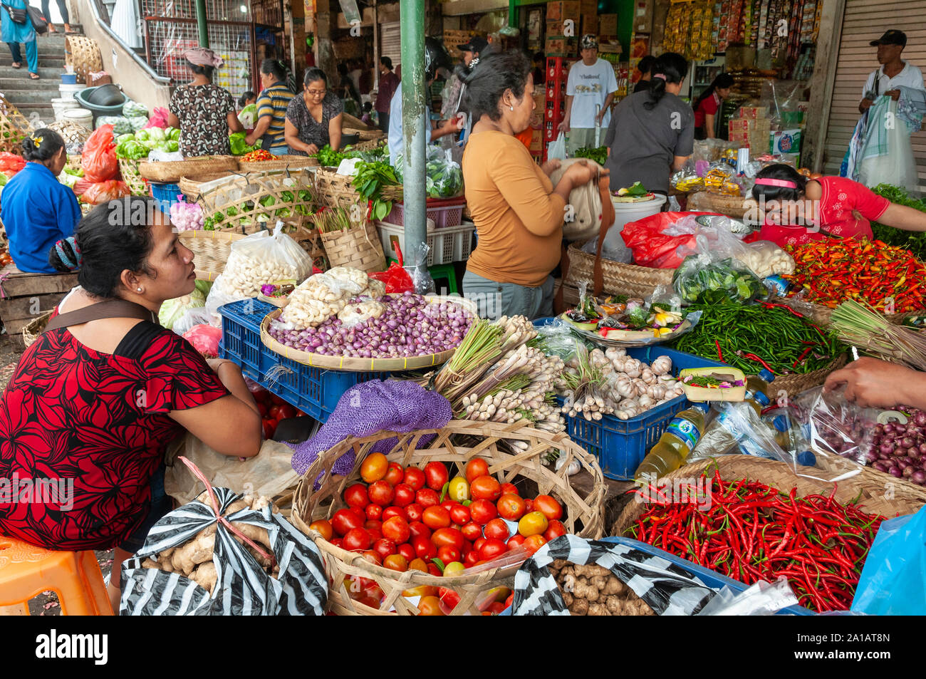 Denpasar pasar badung market hi-res stock photography and images - Alamy