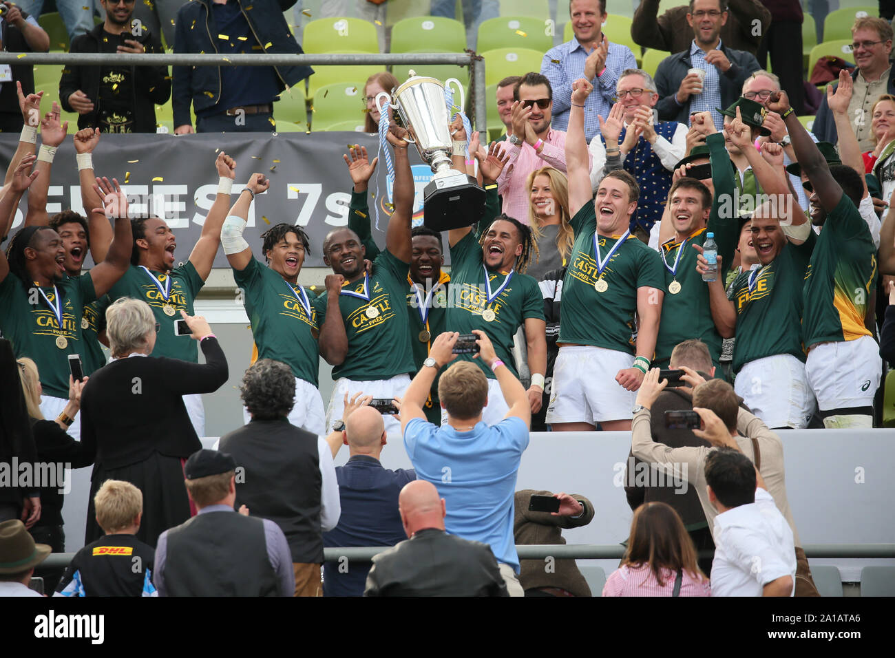 Rugby sevens trophy hi-res stock photography and images - Alamy
