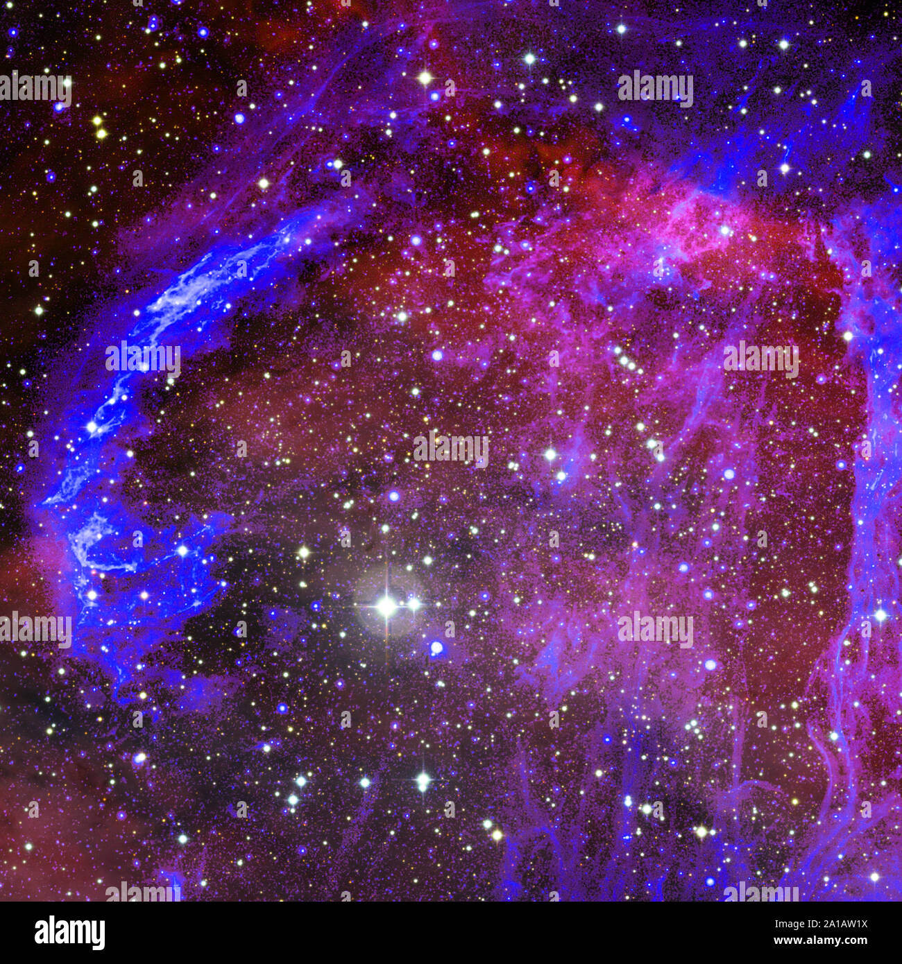 Nebula an interstellar cloud of stars dust. Deep space image. Elements ...