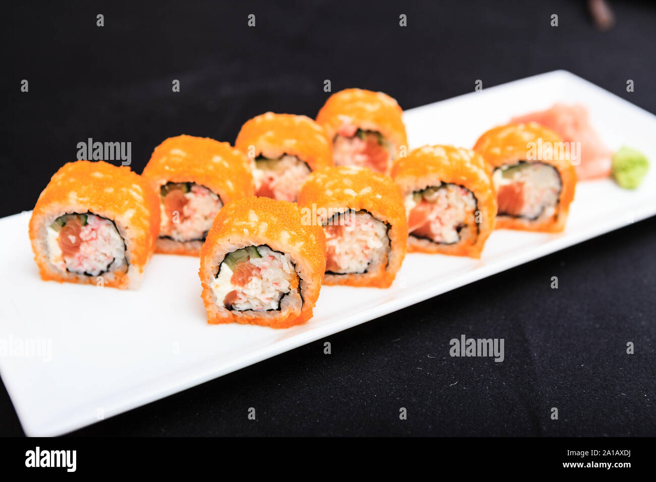 California roll set Stock Photo - Alamy