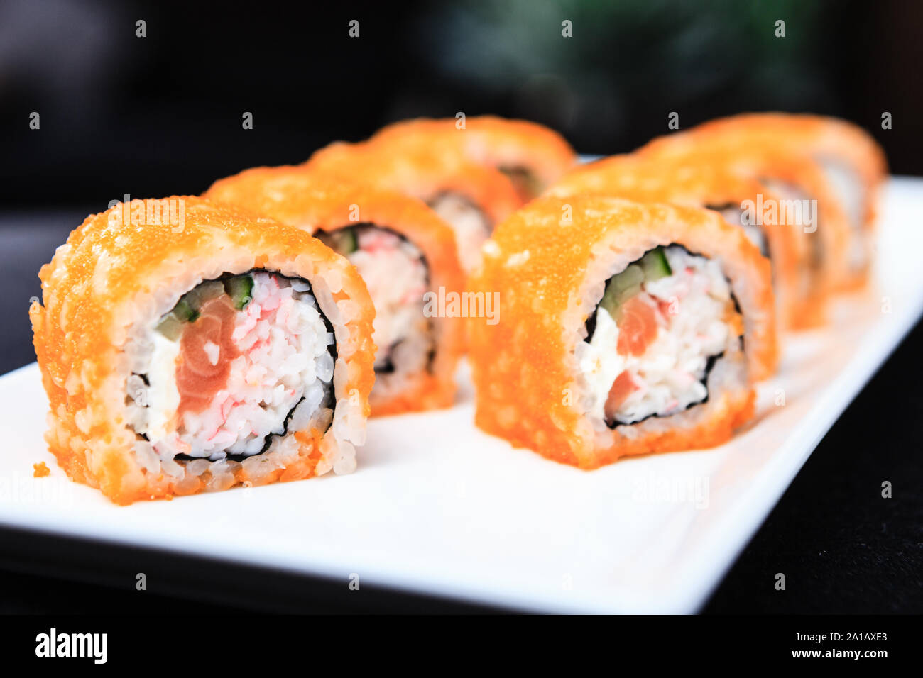 California roll set Stock Photo - Alamy
