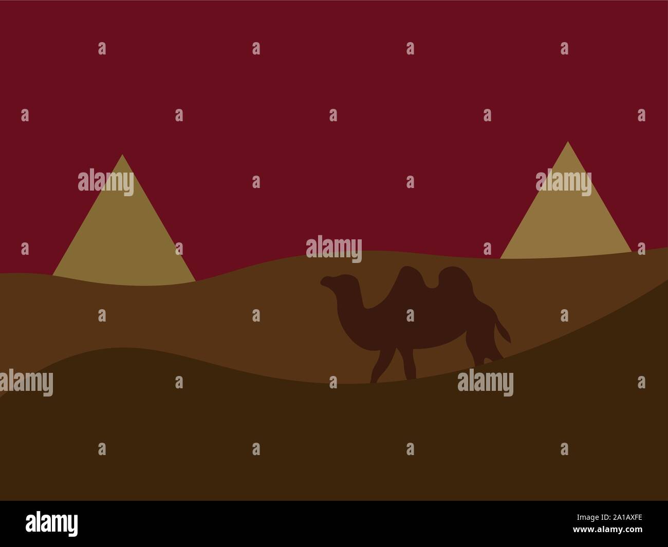 Ancient egypt view Stock Vector Images - Alamy