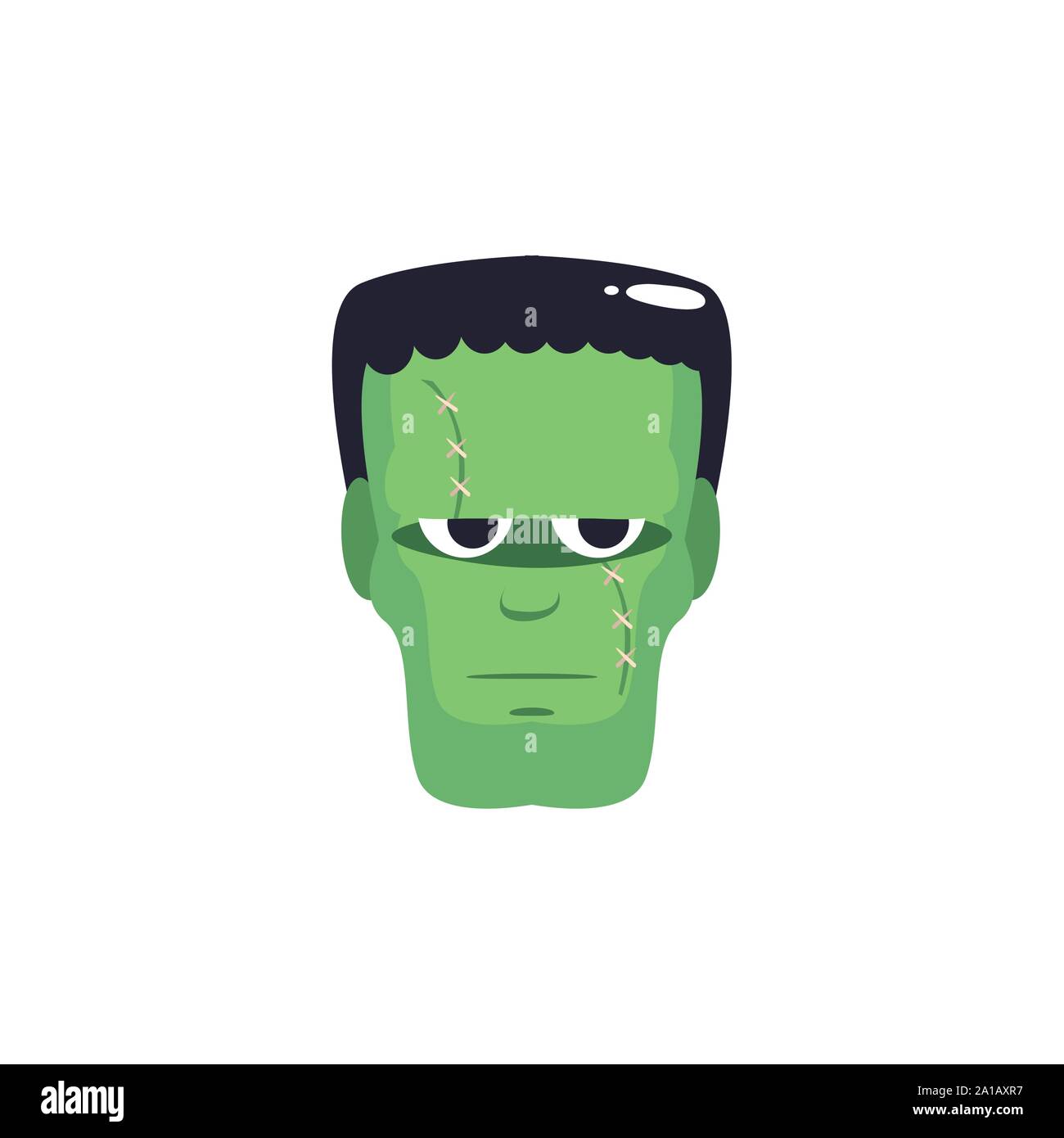 Animated Frankenstein Head
