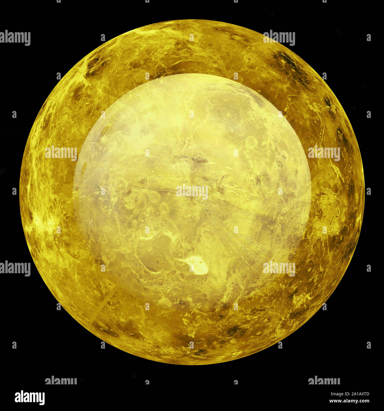 Planet Venus. Cosmos art. Elements of this image furnished by NASA ...
