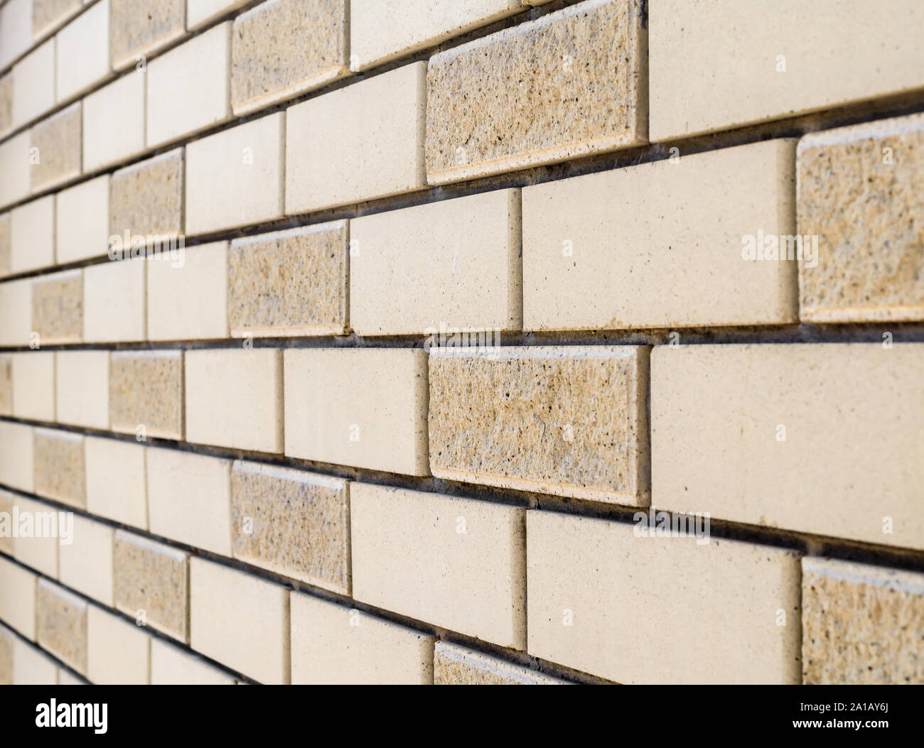 brick wall texture in perspective Stock Photo - Alamy