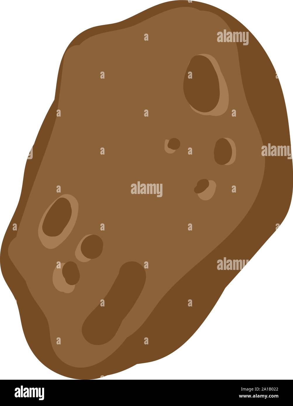 Flat potato, illustration, vector on white background Stock Vector ...