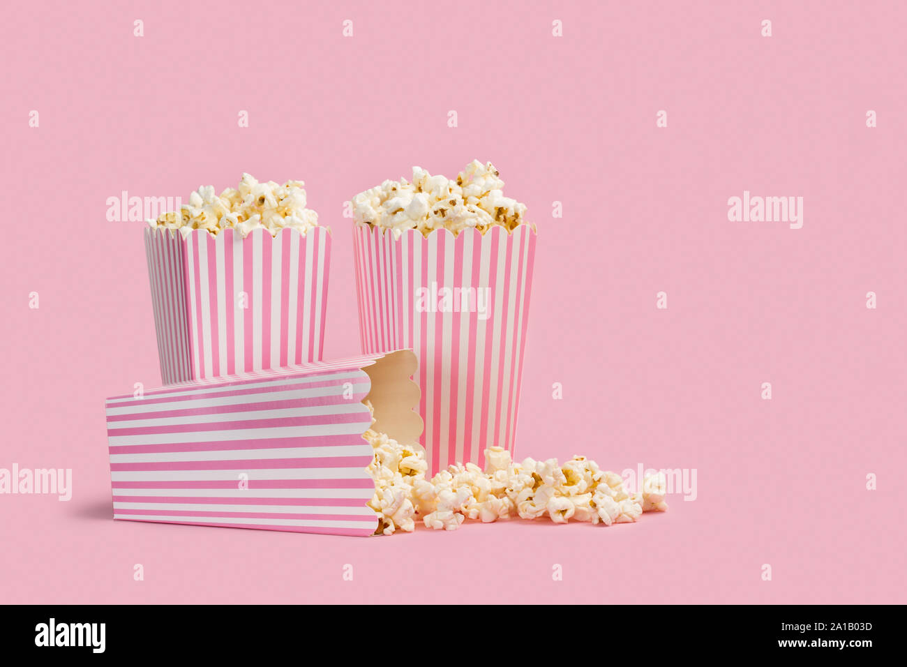 Cardboard box tasty popcorn hi-res stock photography and images - Alamy