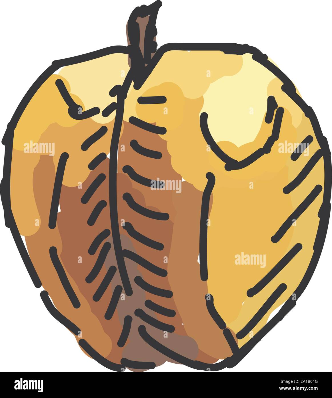 Bright red yellow peach Stock Vector Images - Alamy