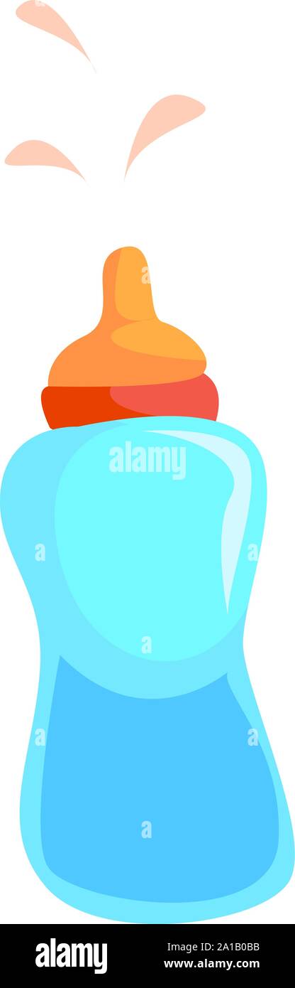 Cartoon design milk bottle Cut Out Stock Images & Pictures - Alamy