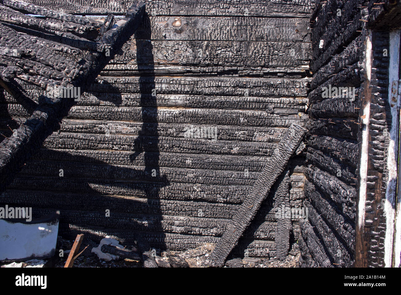 Black background. Burnt wooden Board texture. Burned scratched hardwood ...