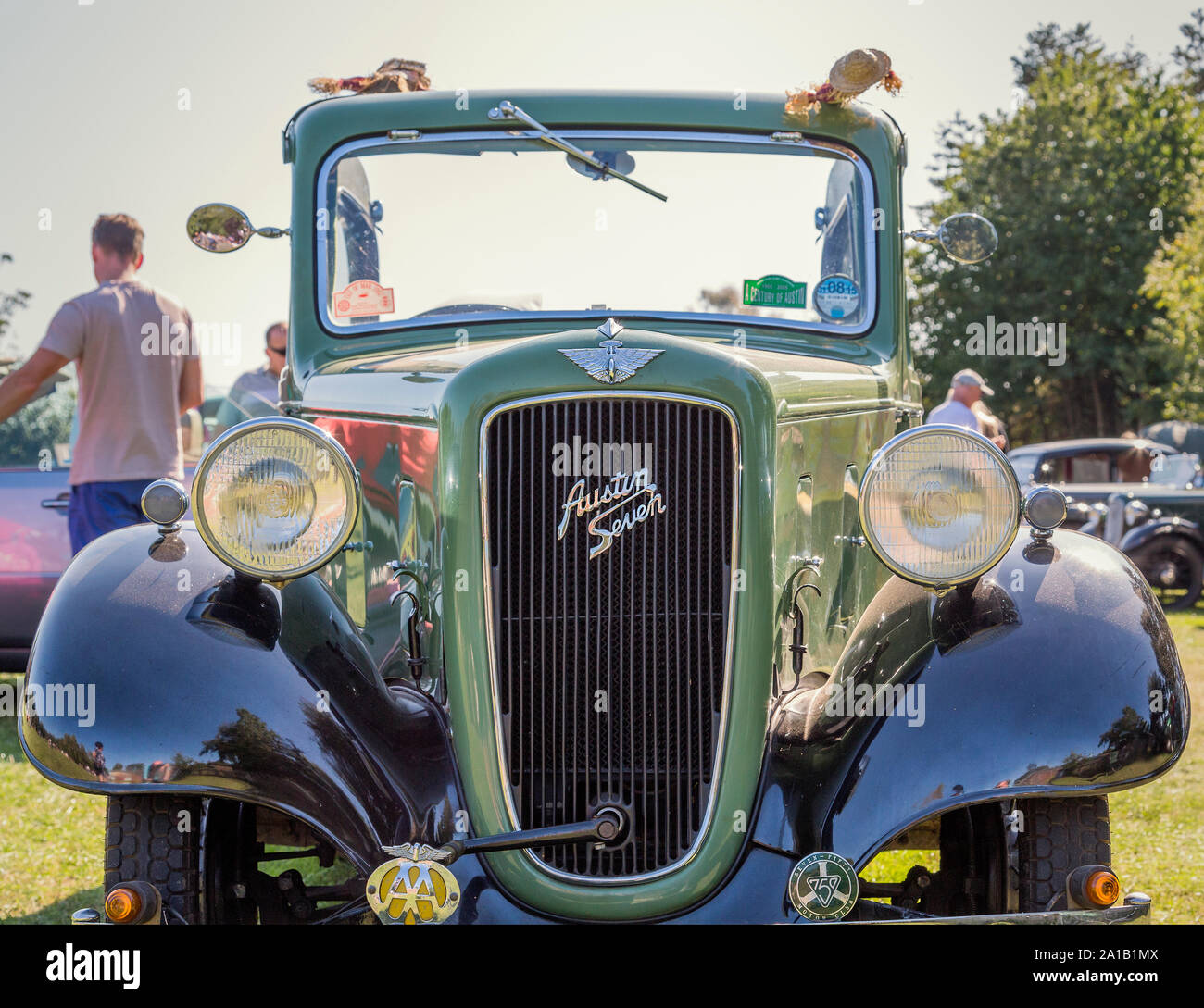 Austin Seven British made economy car shown at a classic and vintage ...